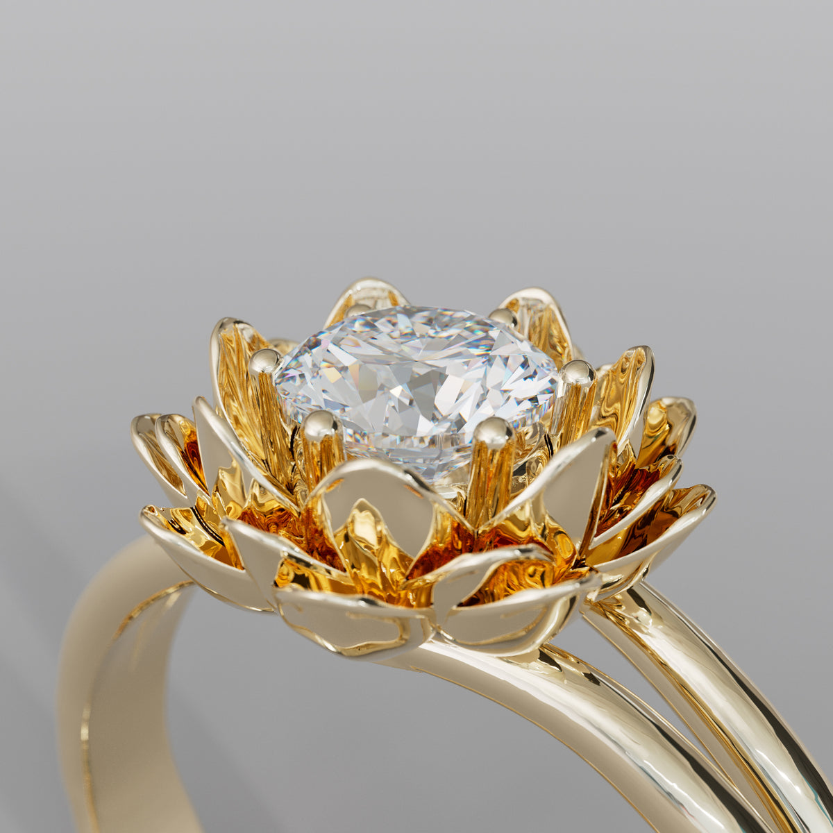Lotus Ring Gold – BaroquePlusPlus